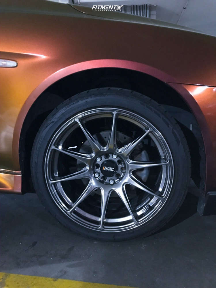 2014 Mitsubishi Lancer GT with 18x8.75 XXR 527 and Nitto 235x45 on ...