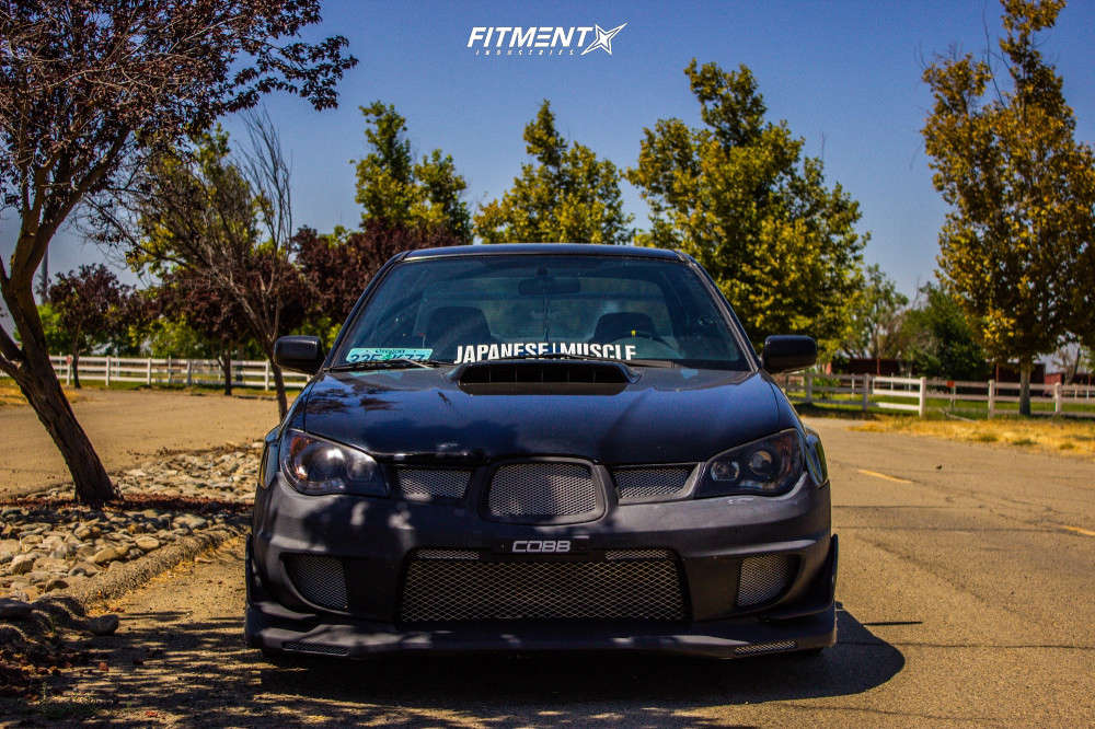 2007 Subaru Impreza WRX TR with 18x8.5 ESR Sr06 and Federal 235x40 on ...