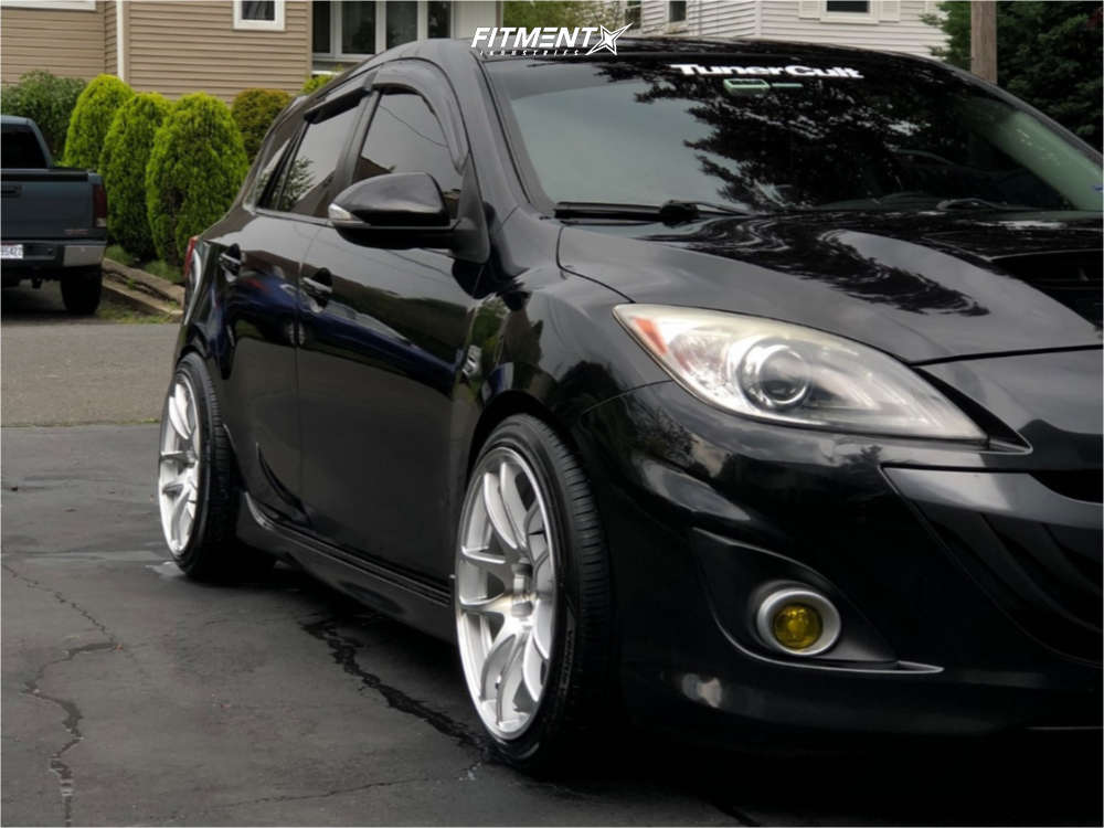 2012 Mazda MazdaSpeed3 Base with 18x9.5 ESR Sr08 and Hankook 225x40 on ...