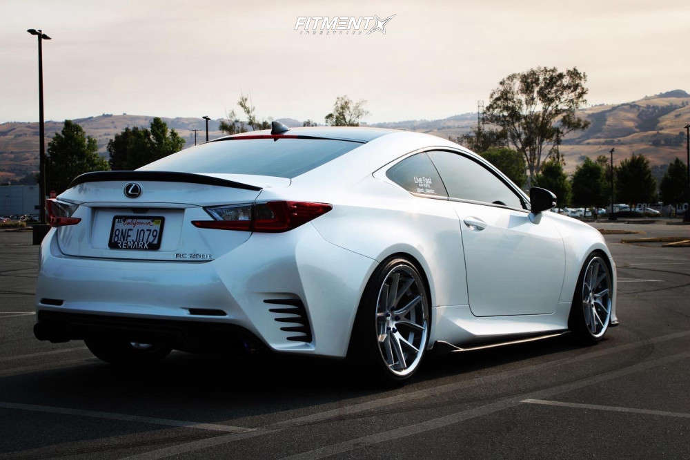 2016 Lexus RC200t Base with 20x9.5 Ferrada FR2 and Delinte 225x35 on ...