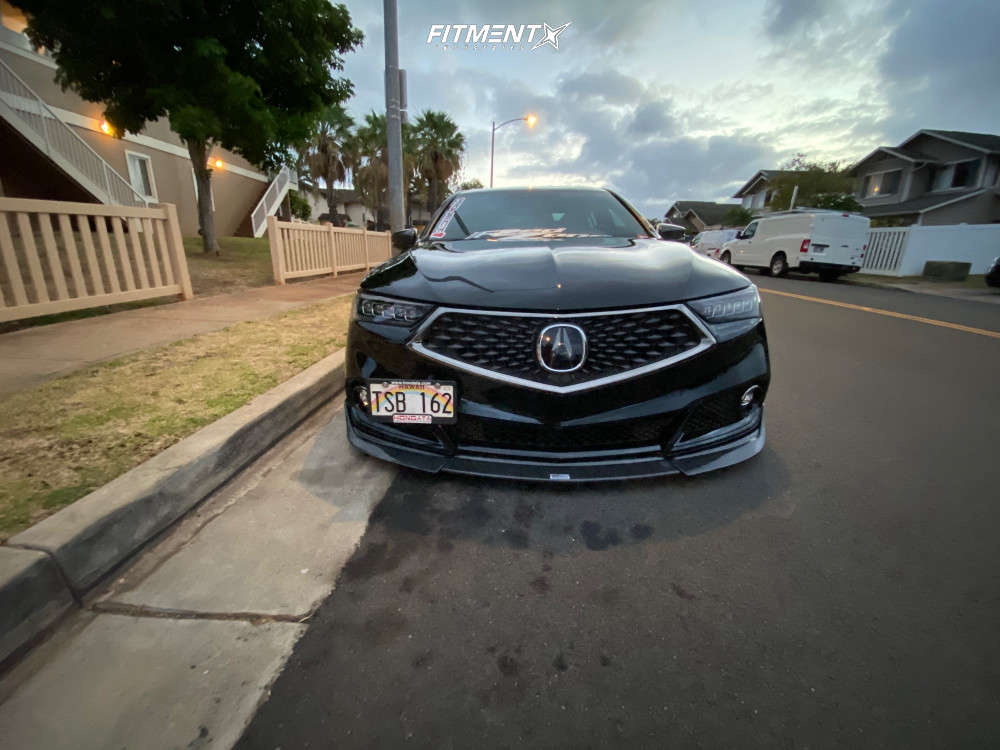 2019 Acura TLX A-Spec with 20x9 Aimgain GIIIS and Falken 235x35 on Air ...