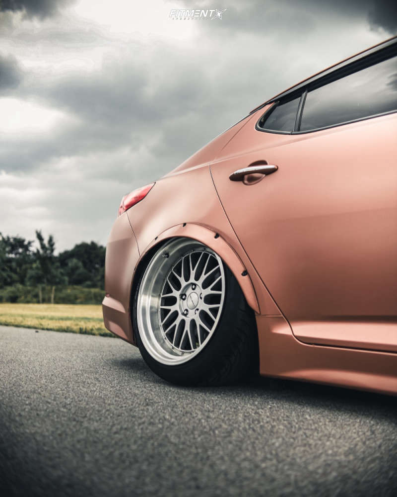 2011 Kia Optima SX with 19x9.5 Varrstoen Es1 and Federal 225x35 on Air ...