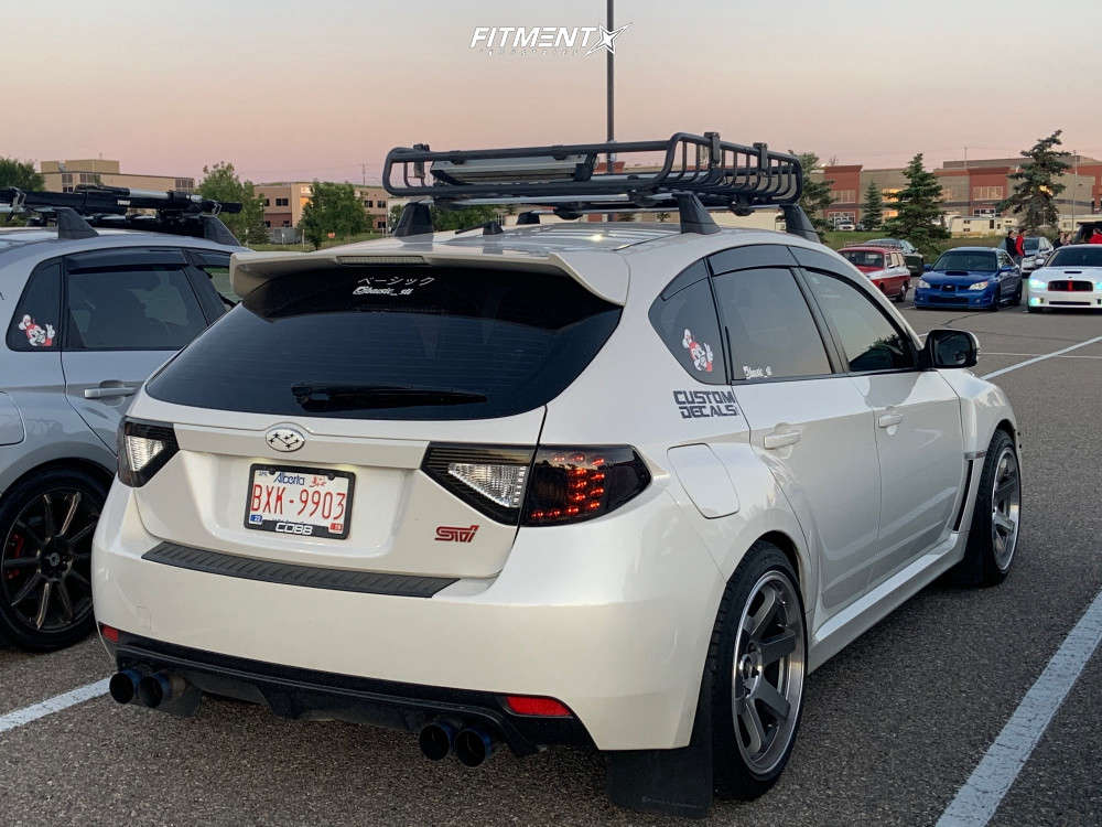 2013 Subaru WRX STI Sport-tech with 18x9.5 MST MT01 and Michelin 245x40 ...