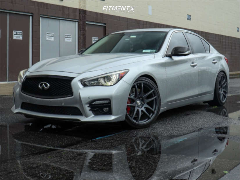 2015 INFINITI Q50 Sport with 19x9.5 ESR Sr08 and Firestone 255x35 on ...