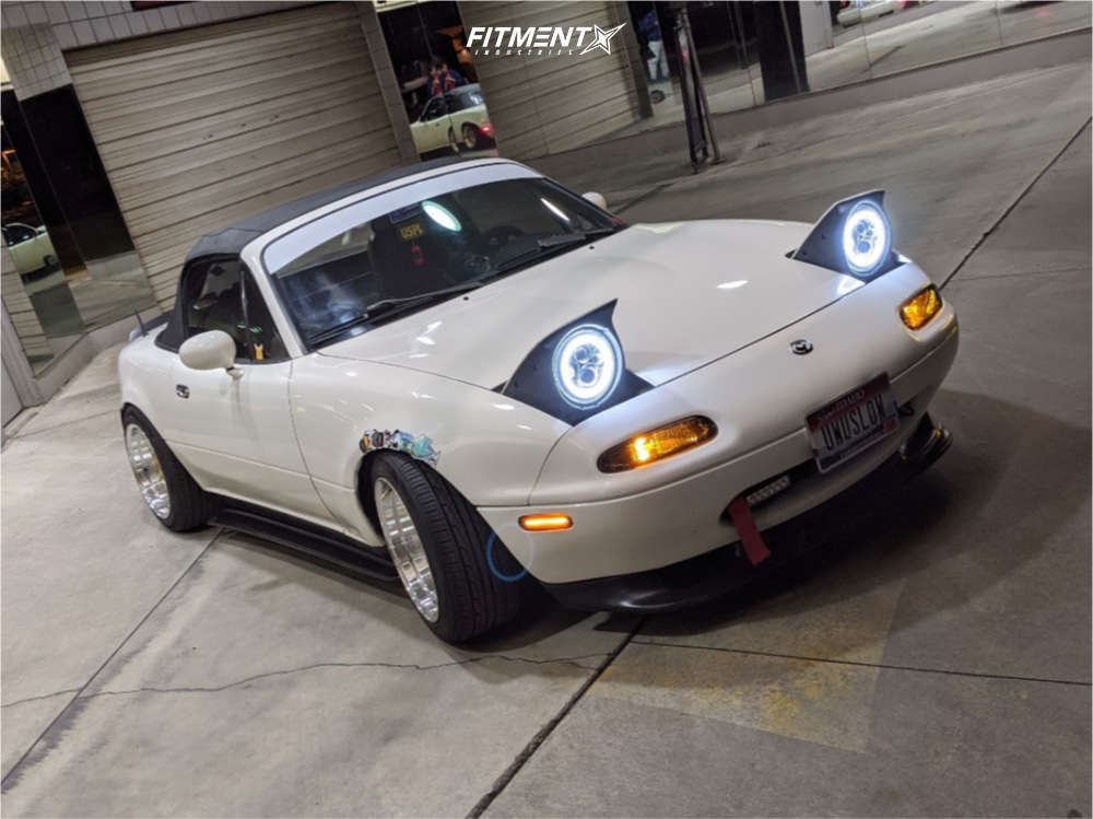 1995 Mazda MX-5 Miata Base with 15x8 JNC Jnc003 and Hankook 195x50 on ...