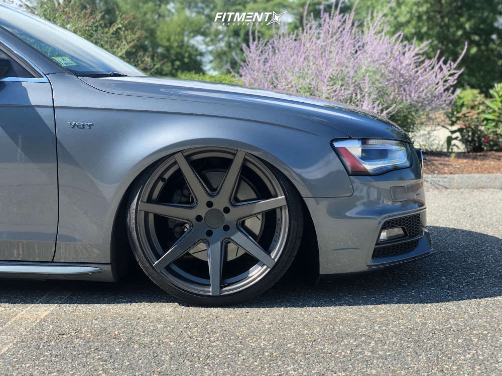 2013 Audi S4 Base with 20x10 Rohana Rc7 and Sumitomo 255x30 on Air ...
