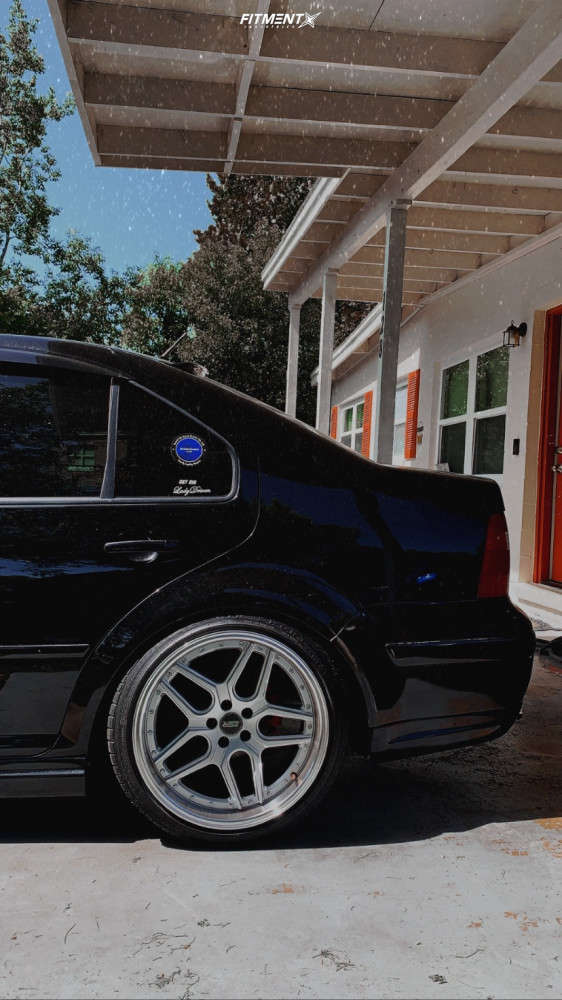 2002 Volkswagen Jetta GLS with 18x8.5 ESR CS15 and Achilles 215x40 on ...