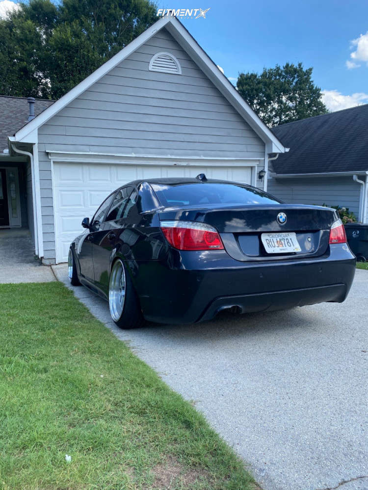 2008 BMW 550i Base with 19x9.5 ESR Sr05 and Ironman 225x35 on Coilovers ...