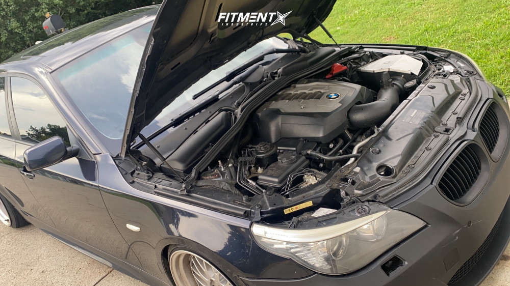 2008 BMW 550i Base with 19x9.5 ESR Sr05 and Ironman 225x35 on Coilovers ...