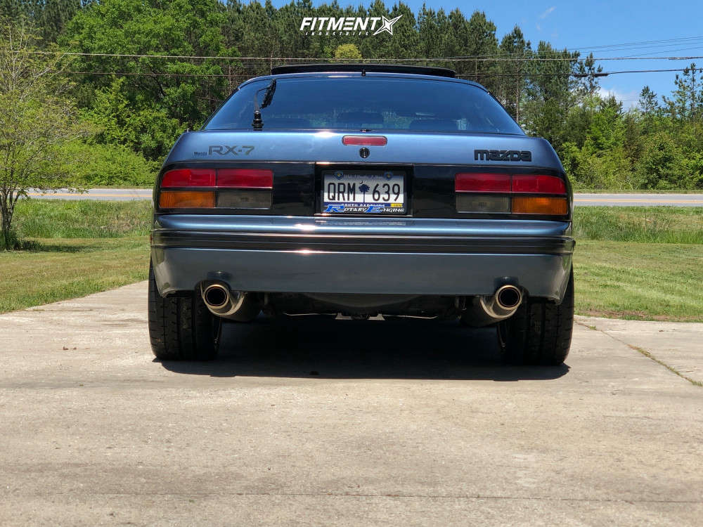 1987 Mazda RX-7 Turbo with 17x8 Enkei Nt03rr and Yokohama 225x45 on ...