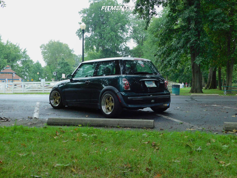 2002 Mini Cooper Base with 16x8 Aodhan Ah03 and Firestone 195x55 on ...