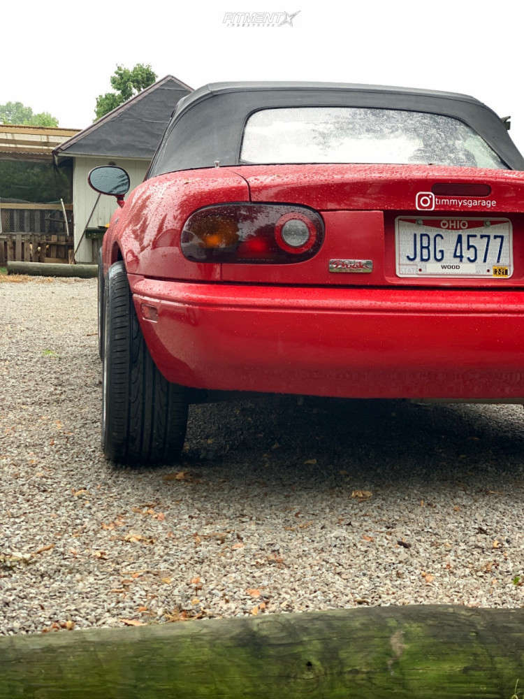 1996 Mazda Miata Base with 16x8 MST Mt11 and Hankook 225x50 on Stock ...