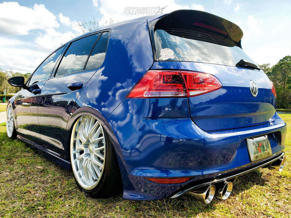 2016 Volkswagen Golf R Base with 19x8.5 Voxx Masi and Firestone 235x35 ...