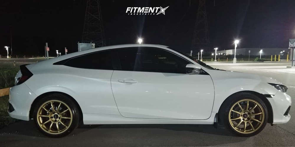 2020 Honda Civic Sport with 18x9.5 Fast Wheels Dime and Goodyear 235x40 ...