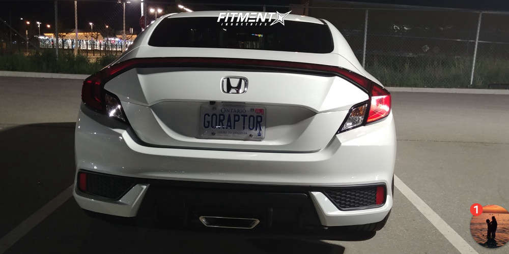 2020 Honda Civic Sport with 18x9.5 Fast Wheels Dime and Goodyear 235x40 ...