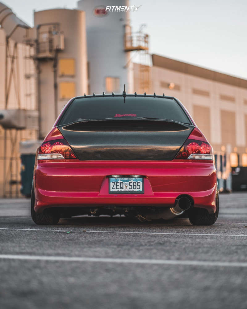 2003 Mitsubishi Lancer Evolution with 18x9.5 Varrstoen Es6 and Federal ...