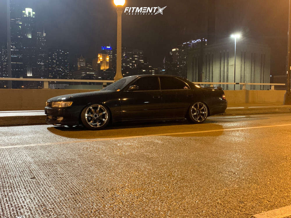 1993 Toyota Chaser Base with 18x9.5 Work Emotion Xt7 and Federal 225x40 ...