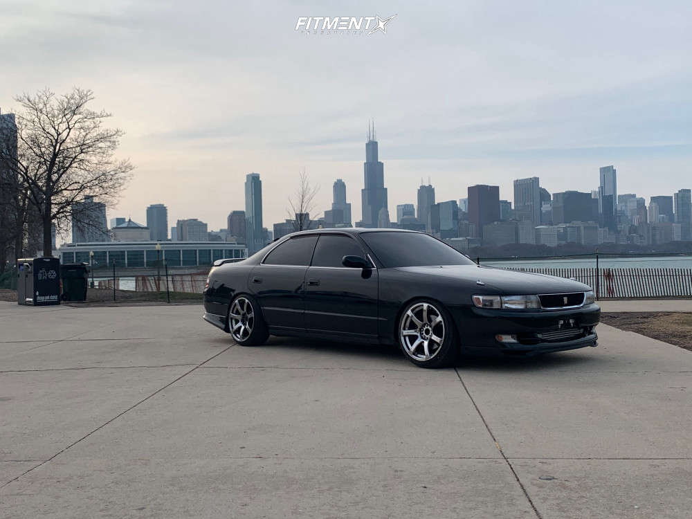 1993 Toyota Chaser Base with 18x9.5 Work Emotion Xt7 and Federal 225x40 ...
