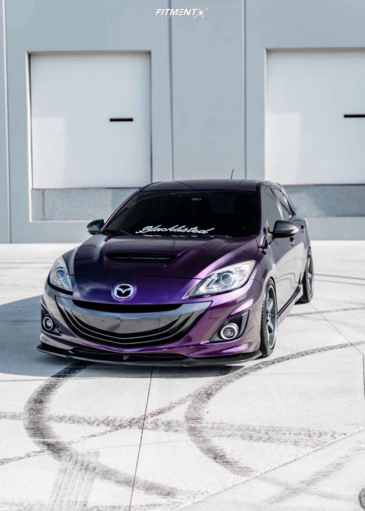 2012 Mazda MazdaSpeed3 Base with 18x8.5 AVID1 AV28 and Michelin 235x40 ...