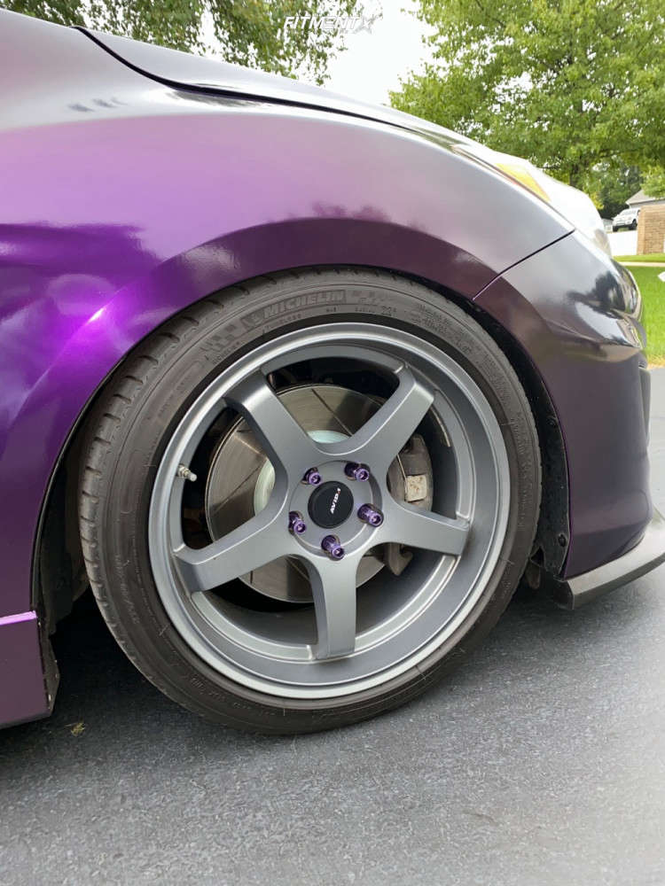 2012 Mazda MazdaSpeed3 Base with 18x8.5 AVID1 AV28 and Michelin 235x40 ...