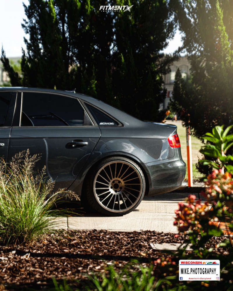 2011 Audi A4 Quattro Base with 20x10.5 Rotiform Ind-t and Ohtsu 255x30 ...