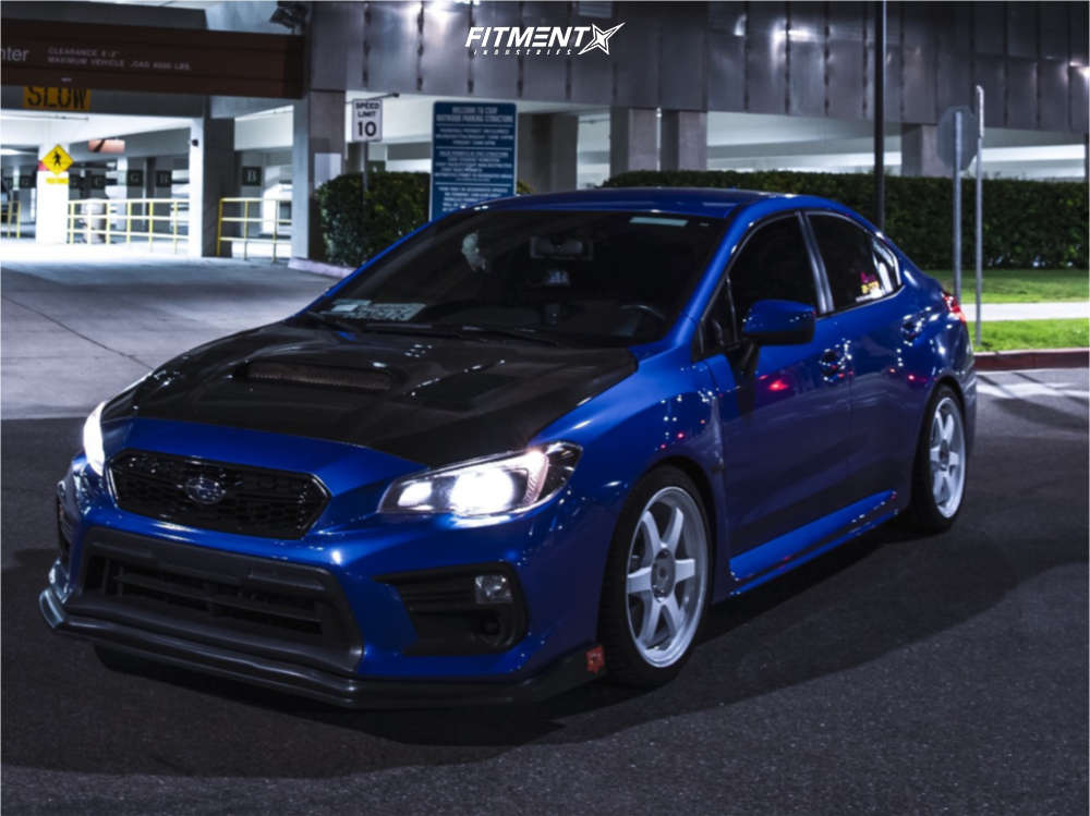2018 Subaru WRX Base with 18x9.5 Volk Te37rt and Falken 255x35 on ...