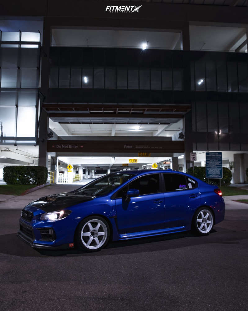 2018 Subaru WRX Base with 18x9.5 Volk Te37rt and Falken 255x35 on ...