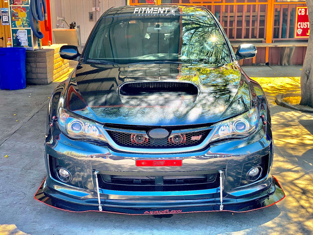 2014 Subaru WRX STI Base with 18x8.5 MST Mt01 and Achilles 245x40 on ...