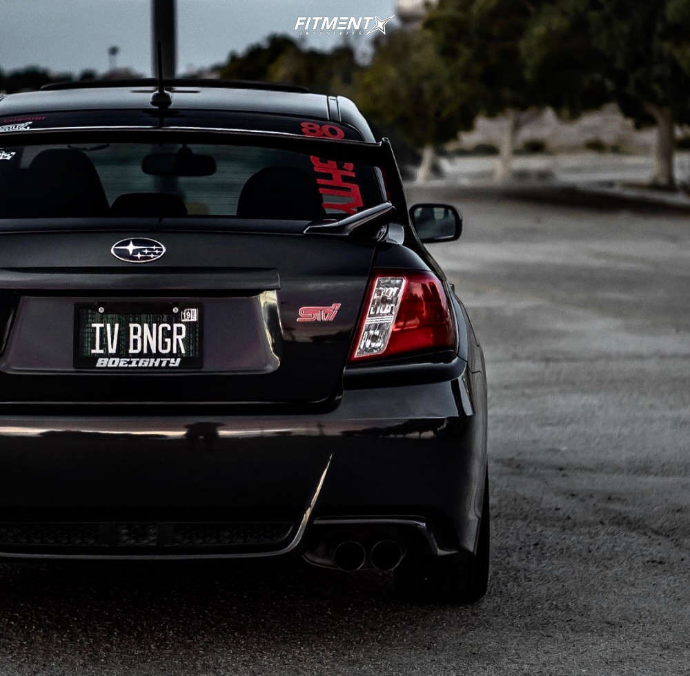 2014 Subaru WRX STI Base with 18x8.5 MST Mt01 and Achilles 245x40 on ...