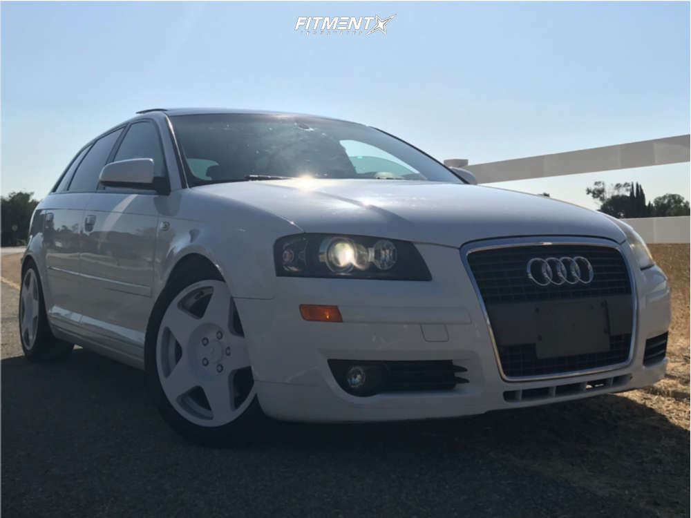 2007 Audi A3 Base with 17x7.5 Fifteen52 Tarmac and Pirelli 225x45 on ...