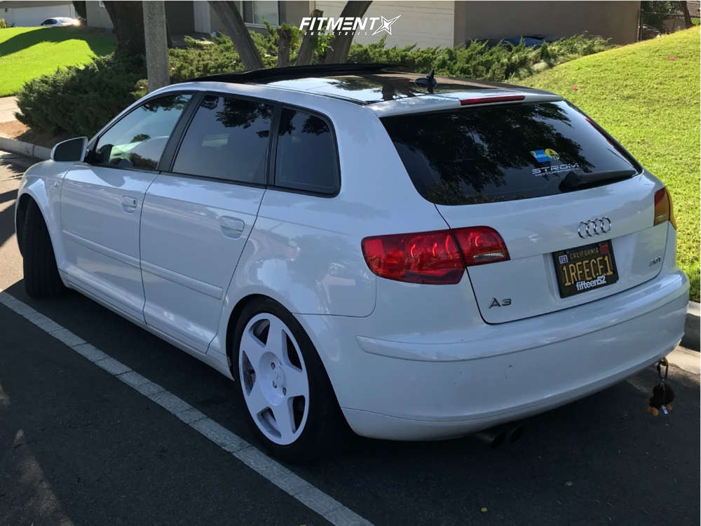 2007 Audi A3 Base with 17x7.5 Fifteen52 Tarmac and Pirelli 225x45 on ...