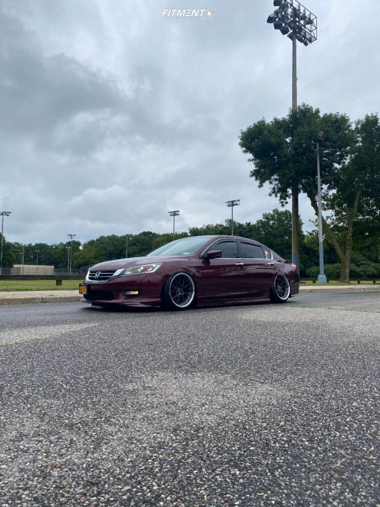 2013 Honda Accord Sport with 19x10.5 ESR Cs11 and Nankang 245x35 on Air ...