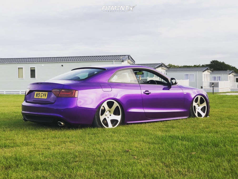 2009 Audi A5 Base with 19x10 Rotiform Tmb and Accelera 255x35 on Air ...
