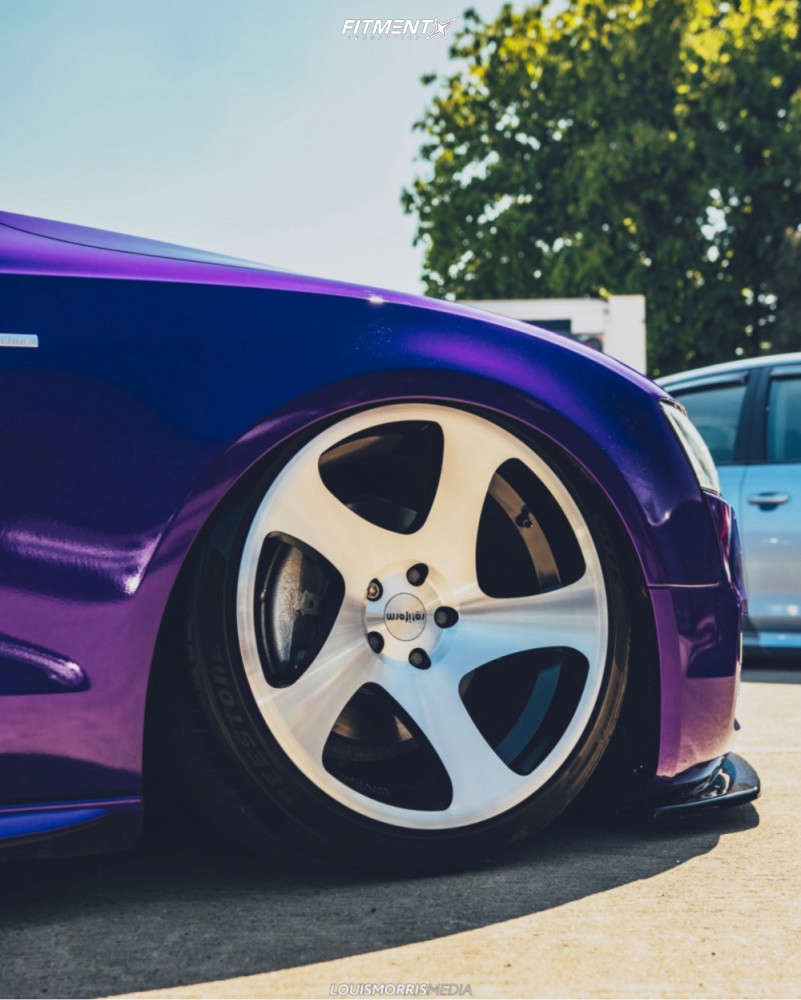 2009 Audi A5 Base with 19x10 Rotiform Tmb and Accelera 255x35 on Air ...