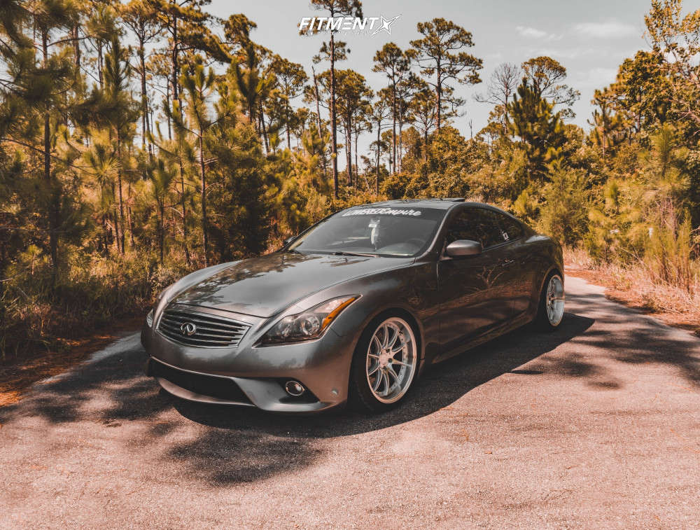 2012 INFINITI G37 Sport with 19x9.5 Aodhan Ds07 and Achilles 245x35 on ...