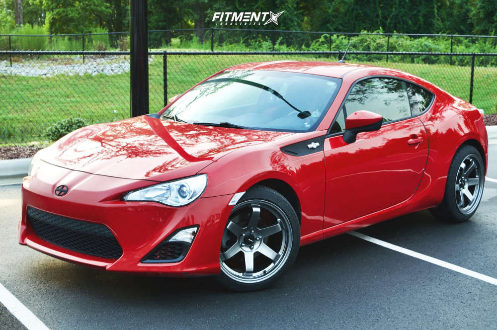 2013 Scion FR-S Base with 18x9.5 AVID1 AV6 and Federal 235x40 on Stock ...