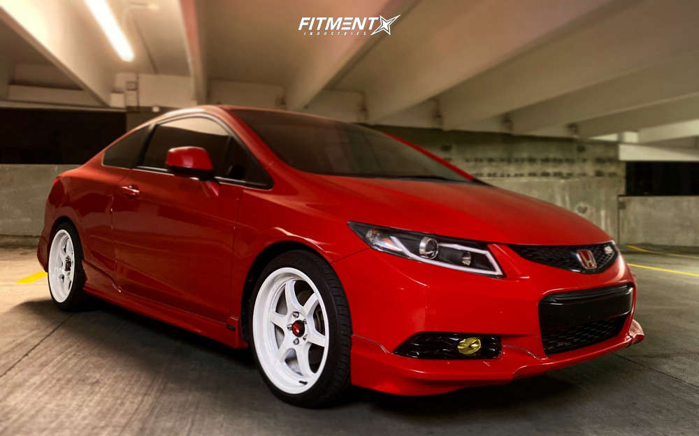 2012 Honda Civic Si HFP with 18x8.5 Aodhan Ah08 and Nankang 225x40 on ...