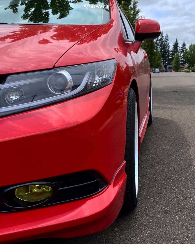 2012 Honda Civic Si HFP with 18x8.5 Aodhan Ah08 and Nankang 225x40 on ...