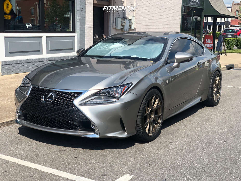 2015 Lexus RC350 F Sport with 19x8.5 Konig Ampliform and Michelin ...