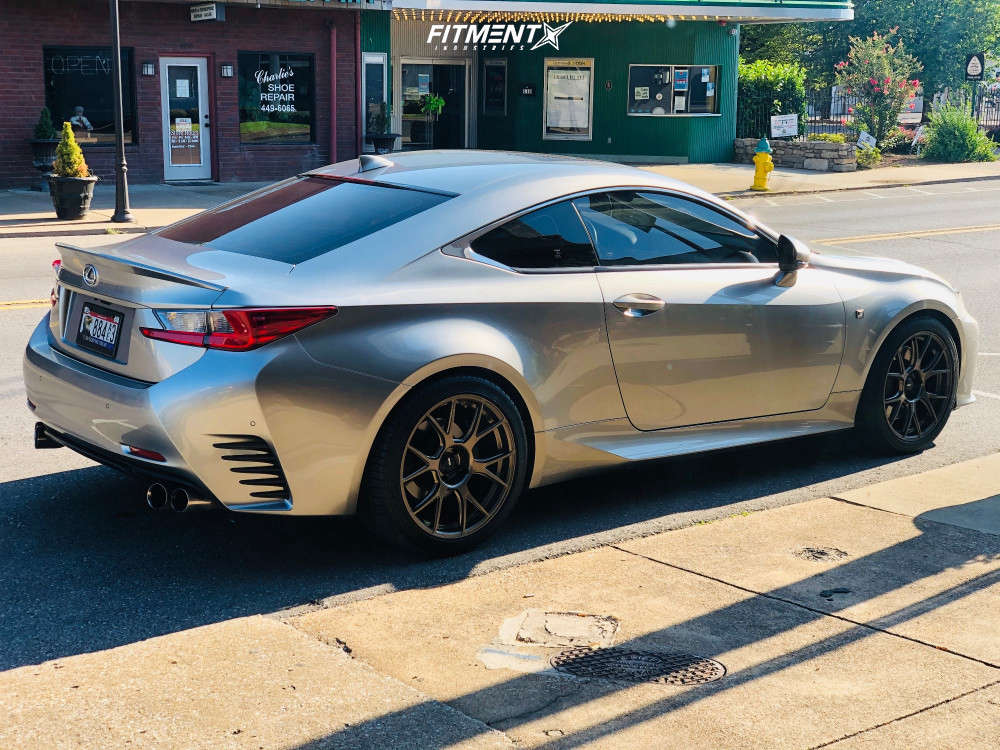 2015 Lexus RC350 F Sport with 19x8.5 Konig Ampliform and Michelin ...