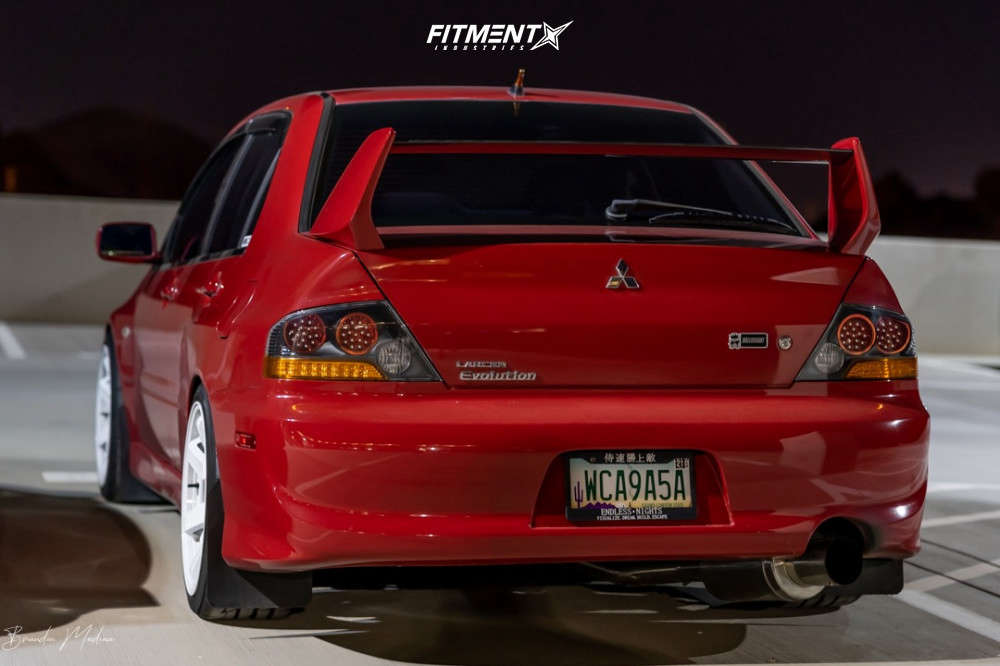 2003 Mitsubishi Lancer Evolution with 18x9.5 Variis VR 06 and Firestone ...