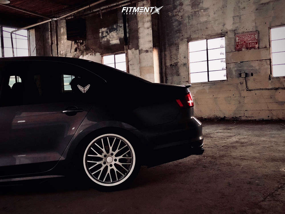 2016 Volkswagen Jetta S with 18x8.5 TSW Snetterton and Continental ...