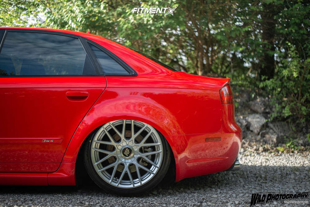 2007 Audi RS4 Base with 19x10 Rotiform Rse and Firestone 255x35 on Air ...
