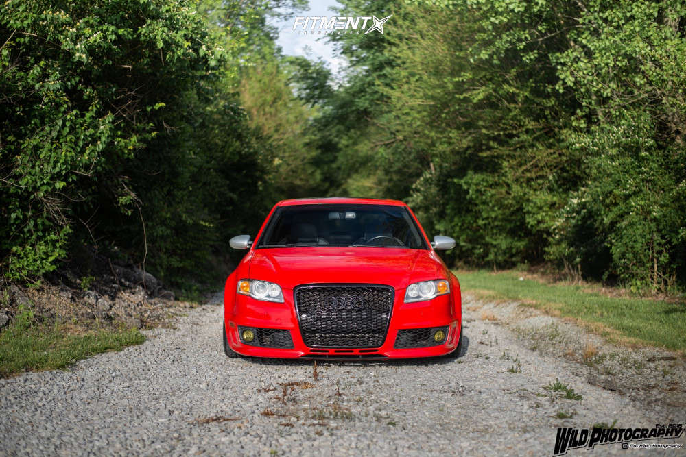 2007 Audi RS4 Base with 19x10 Rotiform Rse and Firestone 255x35 on Air ...