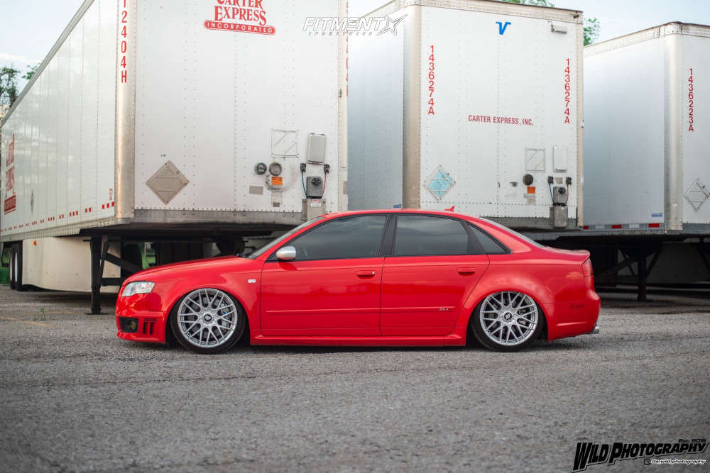2007 Audi RS4 Base with 19x10 Rotiform Rse and Firestone 255x35 on Air ...