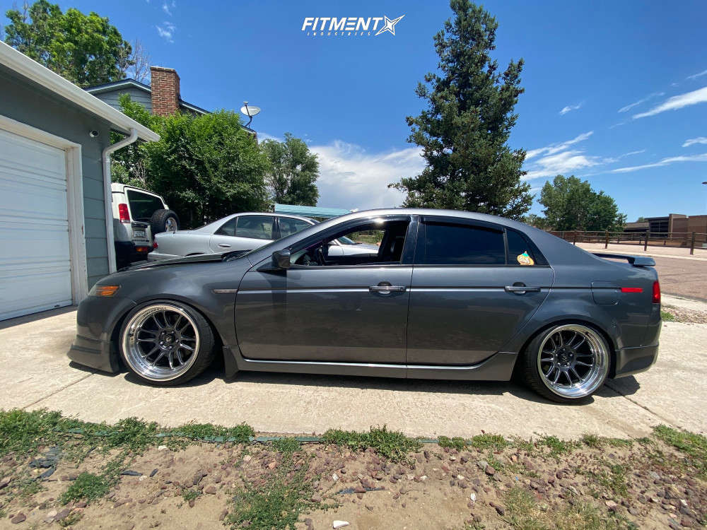 2004 Acura TL Base with 18x9.5 Cosmis Racing XT-206R and Federal 225x35 ...