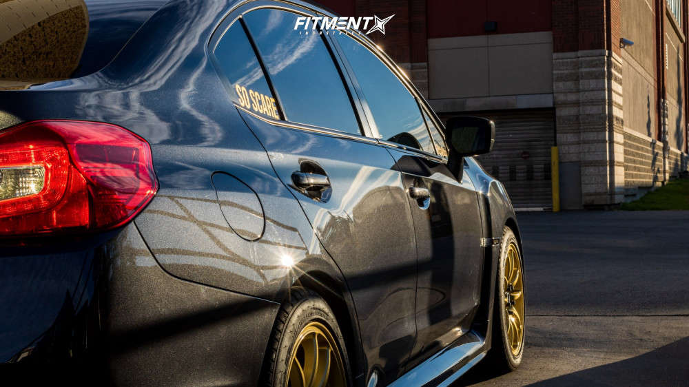 2019 Subaru WRX Base with 17x8 RTX R-Spec Stag and Dunlop 235x45 on ...