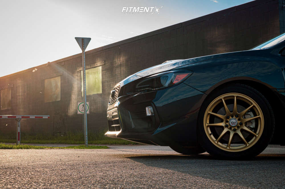 2019 Subaru WRX Base with 17x8 RTX R-Spec Stag and Dunlop 235x45 on ...