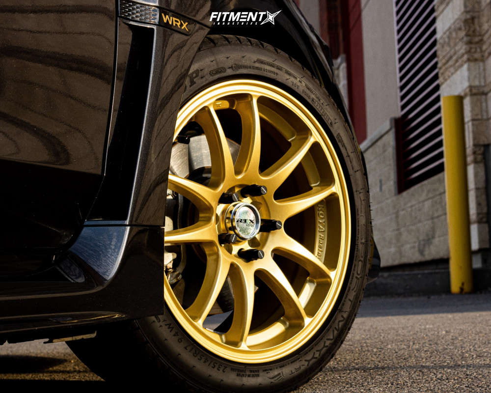 2019 Subaru WRX Base with 17x8 RTX R-Spec Stag and Dunlop 235x45 on ...