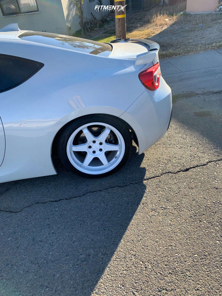 2017 Subaru BRZ Premium with 17x8.5 ESR SR07 and Continental 215x45 on ...